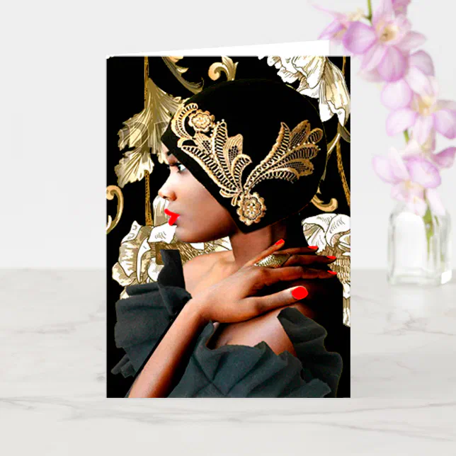 “Roaring Twenties Flapper Girl ” Card | Zazzle