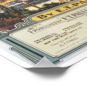 Roaring Volcano Vintage Songbook Cover Poster | Zazzle