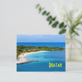 Roatan Beach Postcard | Zazzle