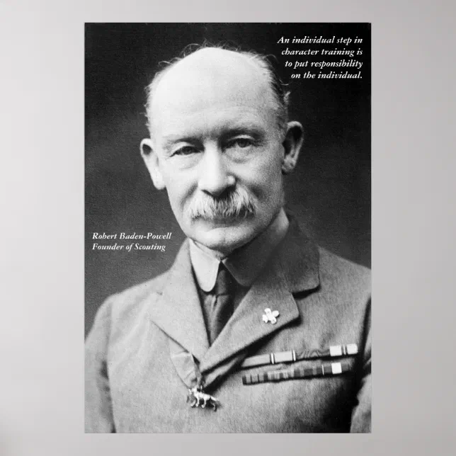 Robert Baden-Powell Poster | Zazzle