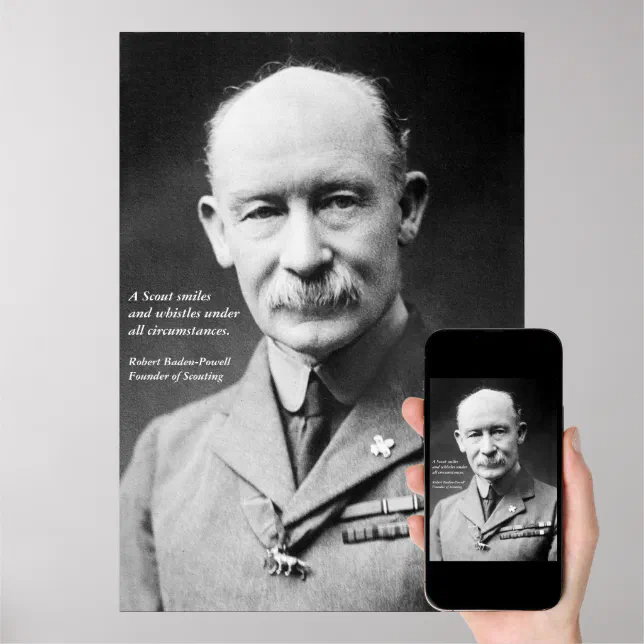 Robert Baden-Powell Poster | Zazzle