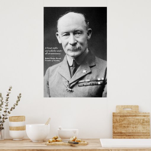 Robert Baden-Powell Poster | Zazzle