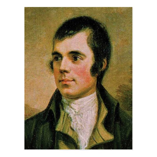 Robert Burns, celebrating Burn's night Postcard | Zazzle.com