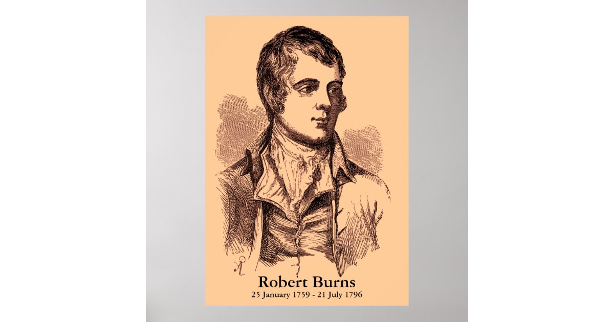 Robert Burns Poster | Zazzle