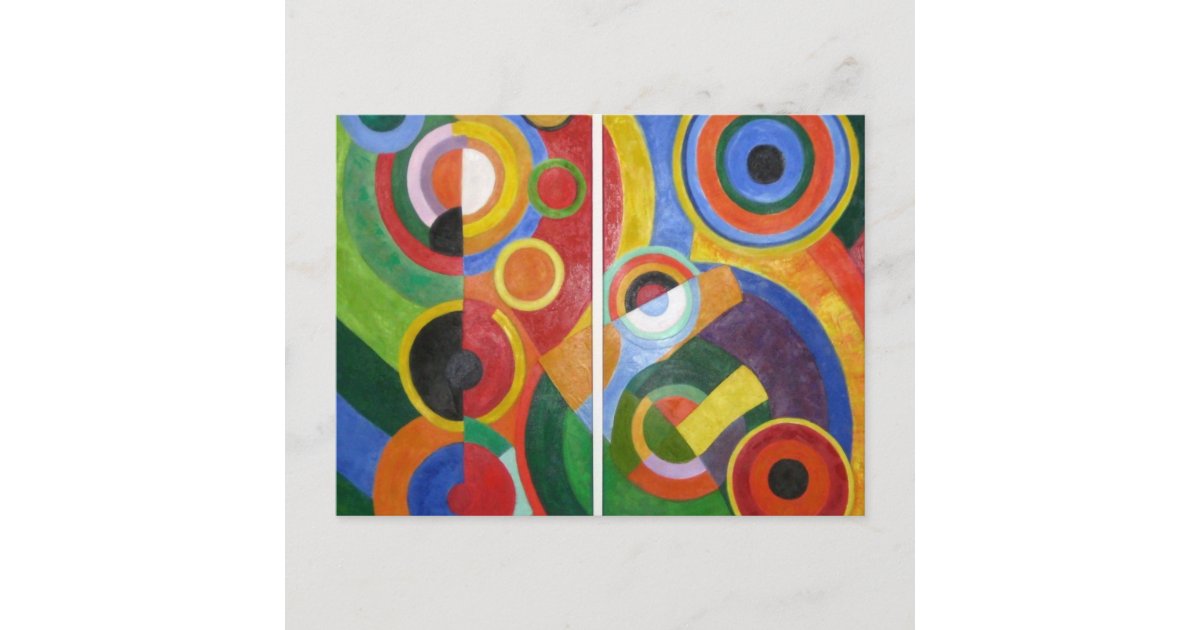 Robert Delaunay abstract art Postcard | Zazzle