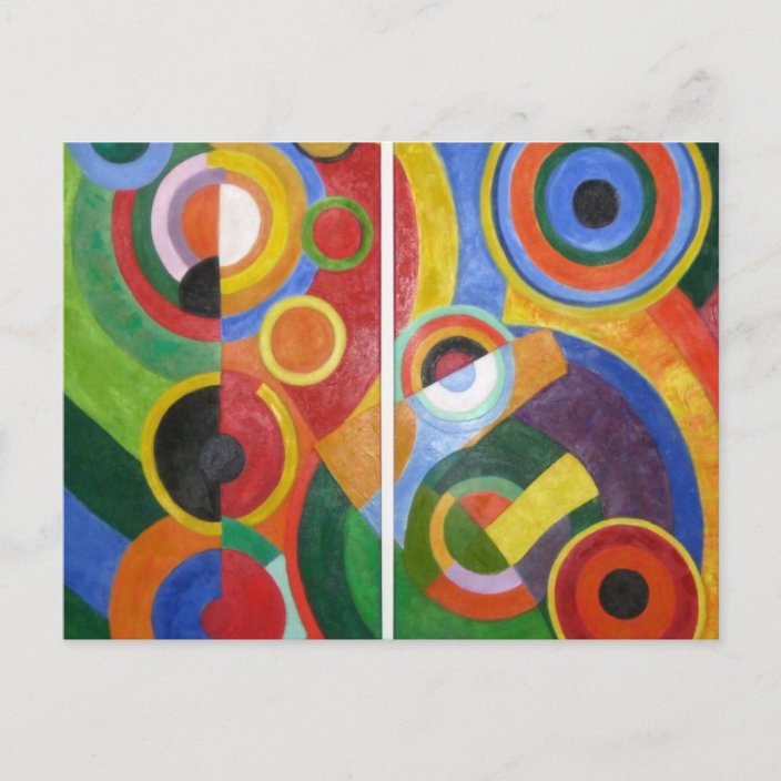 Robert Delaunay abstract art Postcard | Zazzle.com
