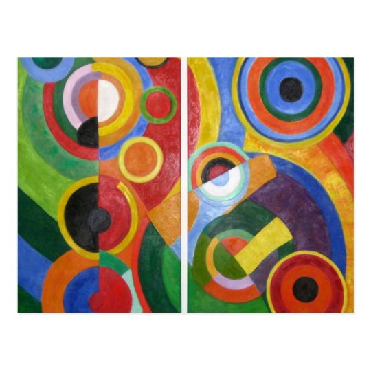 Robert Delaunay abstract art Postcard | Zazzle.com