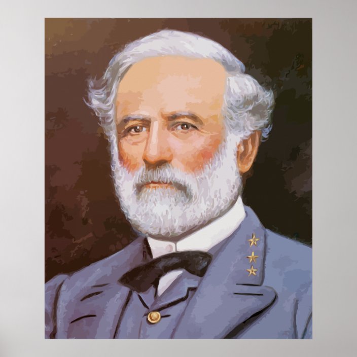Robert E. Lee Painting Poster | Zazzle.com