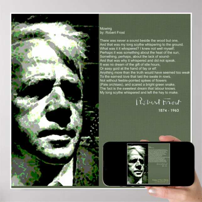 Robert Frost Poster | Zazzle