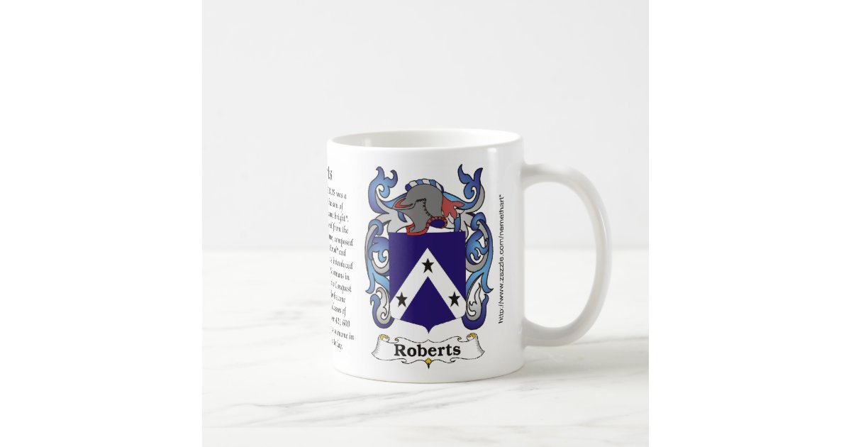 Roberts Family Coat of Arms a mug | Zazzle