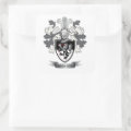Roberts Family Crest Coat of Arms Square Sticker | Zazzle