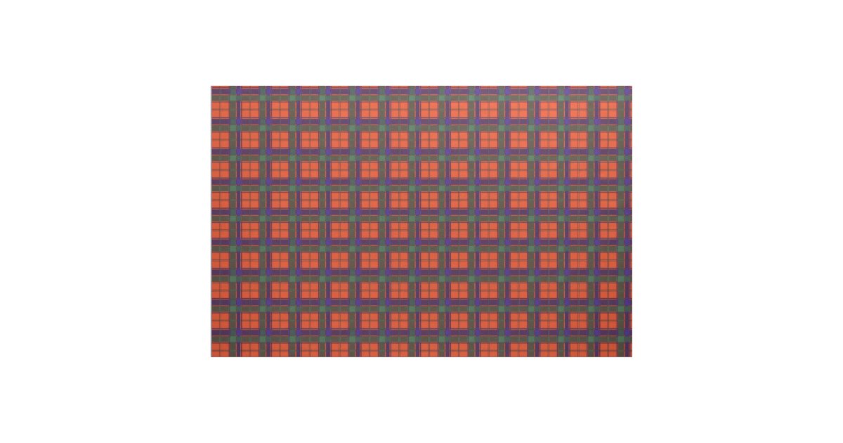 Robertson clan Plaid Scottish tartan Fabric | Zazzle
