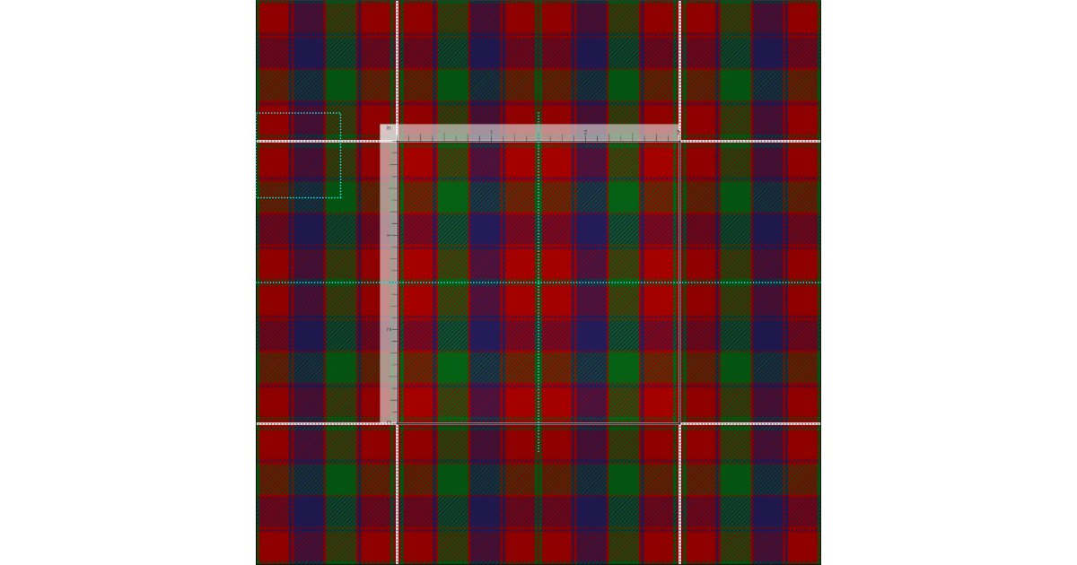Robertson Tartan Print Fabric | Zazzle