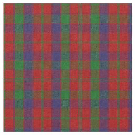 Robertson Tartan Print Fabric | Zazzle