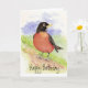 Robin - Bird Birthday Greeting Card | Zazzle