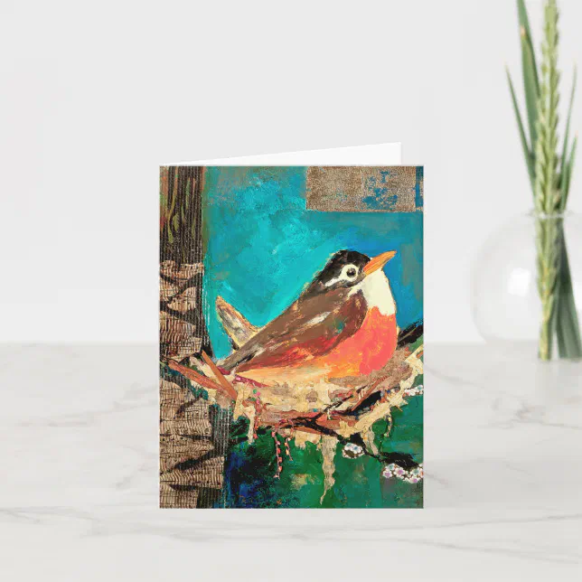 Robin BLANK Greeting Card | Zazzle