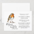 Robin Celebration of Life Memorial Service Invitation | Zazzle
