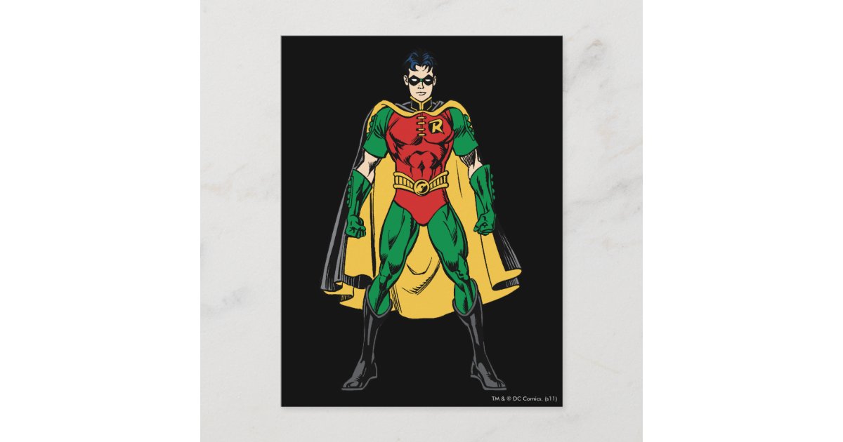 Robin Classic Stance Postcard | Zazzle