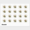 Robin, holly, pine Christmas return address label | Zazzle
