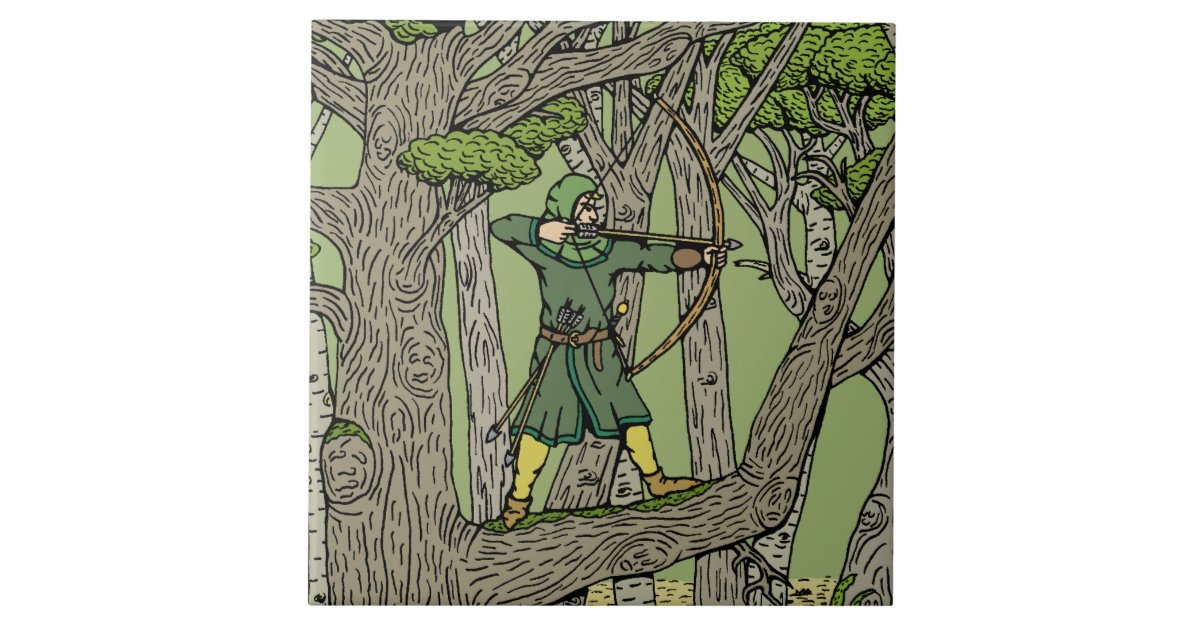 Robin Hood Ceramic Tile | Zazzle