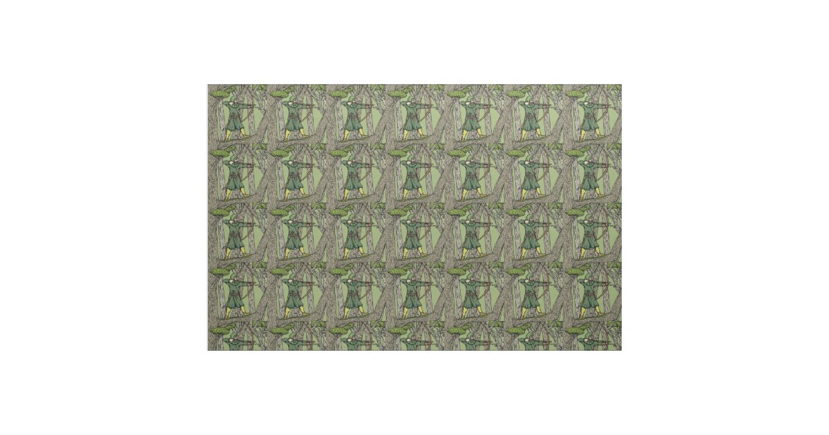 Robin Hood Fabric | Zazzle