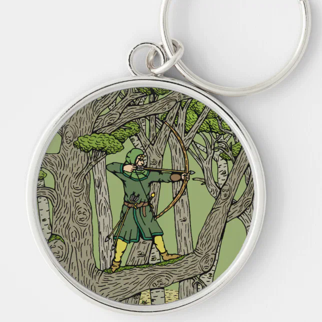 Robin Hood Keychain | Zazzle