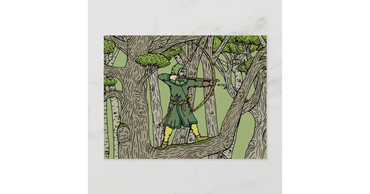 Robin Hood Postcard | Zazzle
