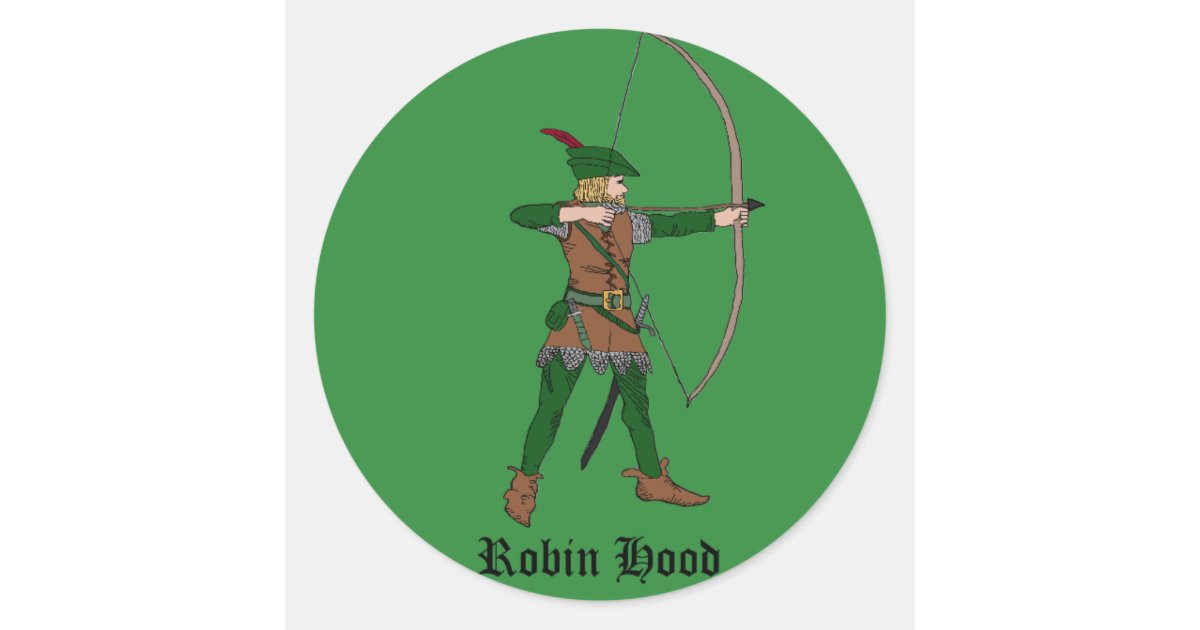 Robin Hood Sticker | Zazzle