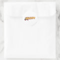 Robin Name Logo Classic Round Sticker | Zazzle
