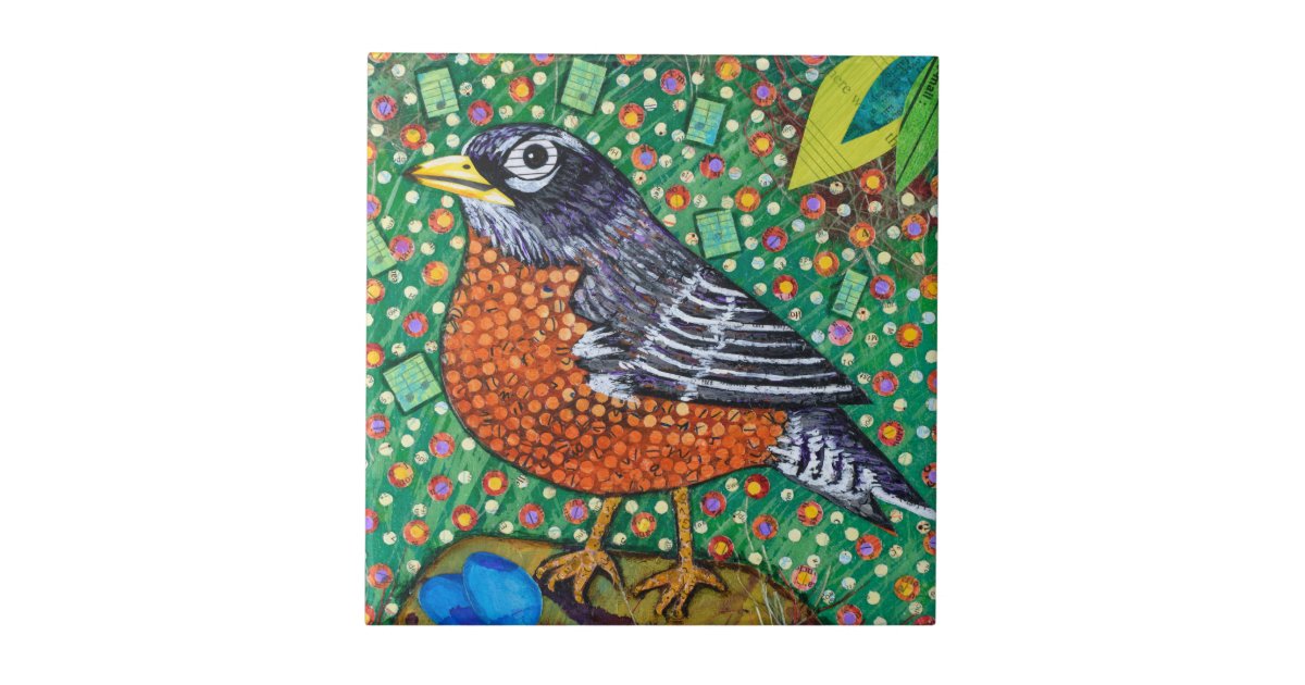 Robin Notes Ceramic Tile | Zazzle