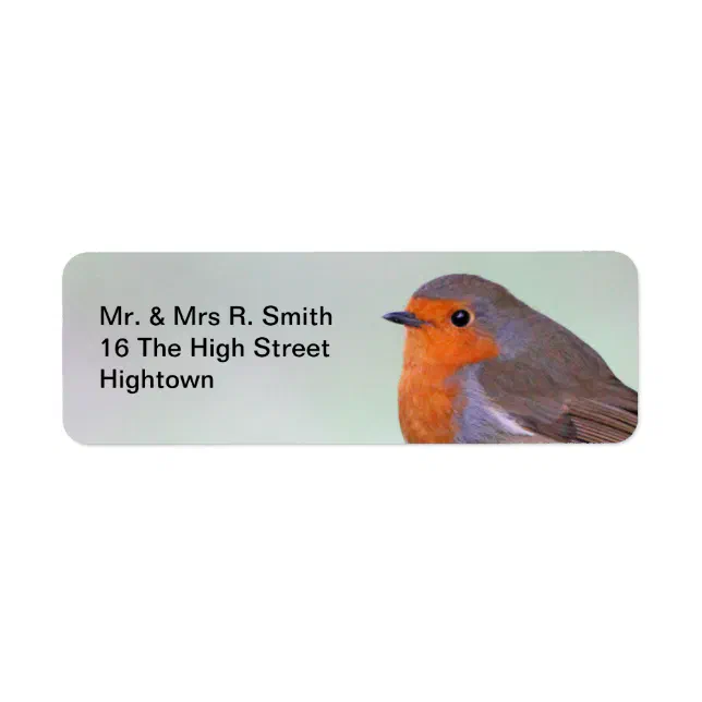 Robin Profile Label | Zazzle
