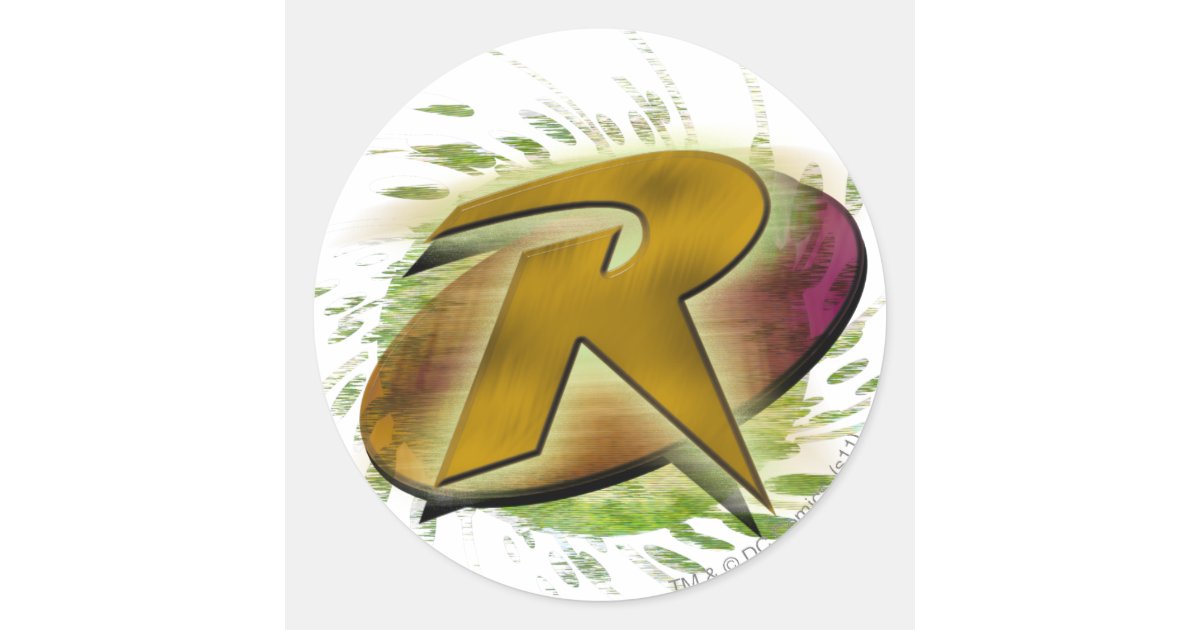 Robin -R Classic Round Sticker | Zazzle