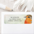 Robin Red Breast Return Address Labels | Zazzle