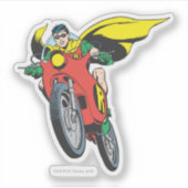 Robin Rides Sticker | Zazzle