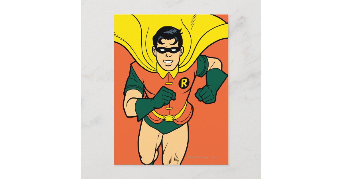 Robin Running Postcard | Zazzle