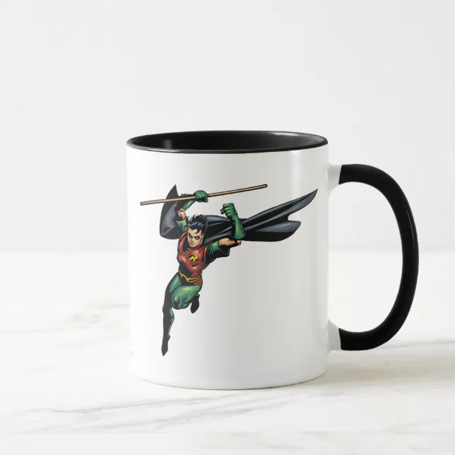 Robin with Staff - Leaps Mug | Zazzle