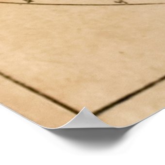 Robinson Crusoe's Map of the World Poster | Zazzle