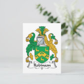 Robinson Family Crest Postcard | Zazzle