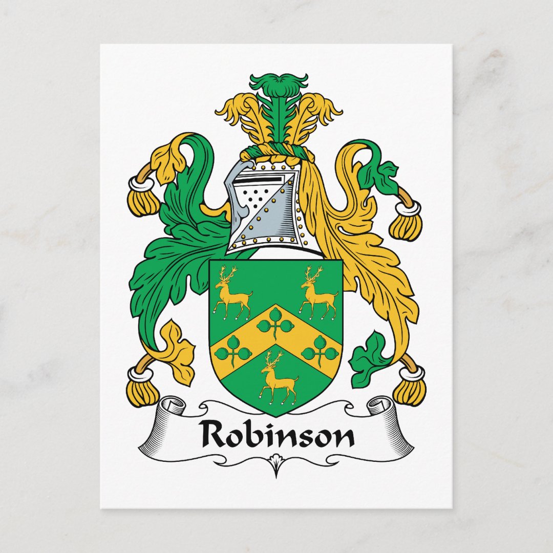 Robinson Family Crest Postcard | Zazzle