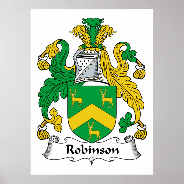 Robinson Family Crest Poster | Zazzle