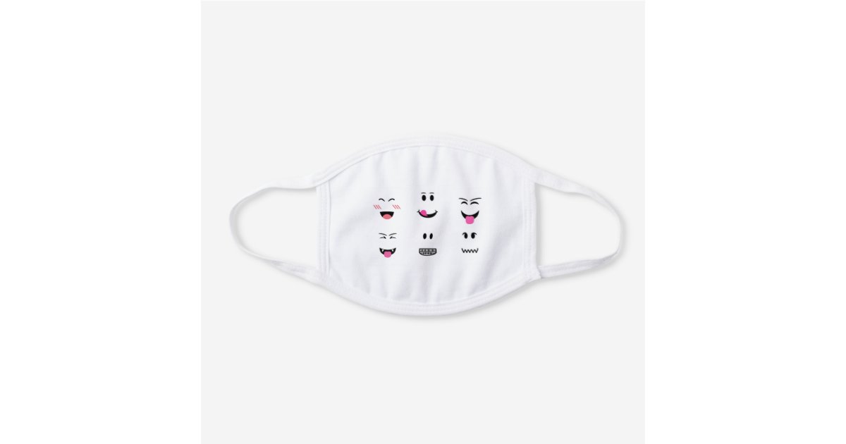 Roblox Faces Face Mask | Zazzle