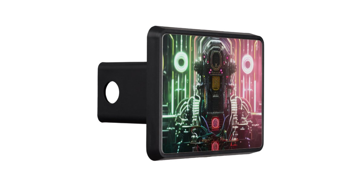 Robot 1 hitch cover receiver | Zazzle