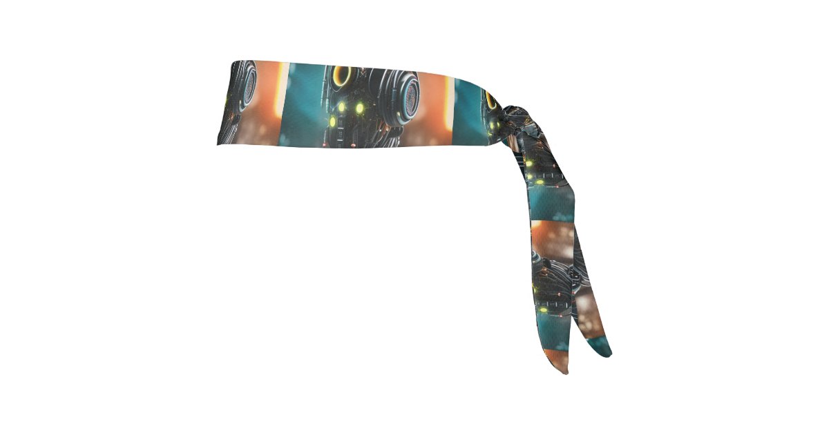 Robot 3 headband full | Zazzle