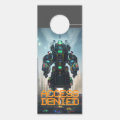 Robot 4 Enter Access Denied door hanger | Zazzle