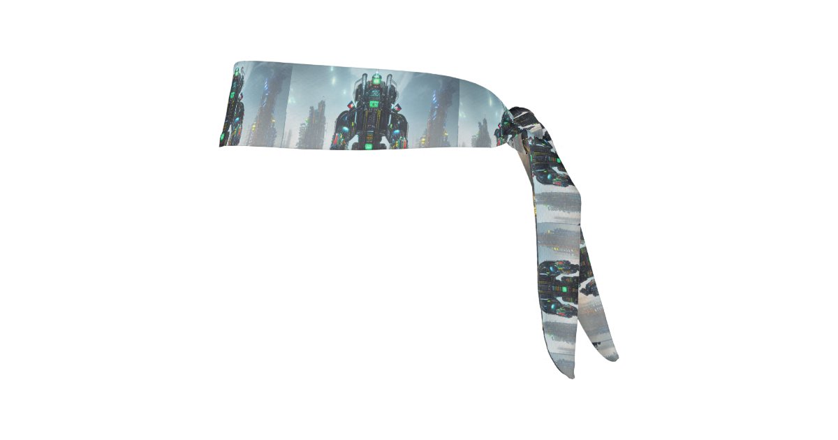 Robot 4 headband full | Zazzle