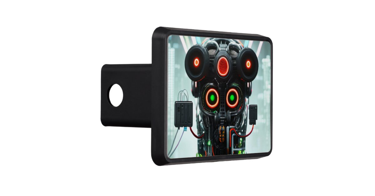 Robot 5 hitch cover receiver | Zazzle