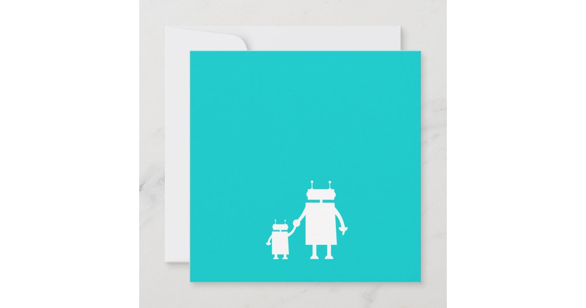 Robot Baby Shower Invitation | Zazzle