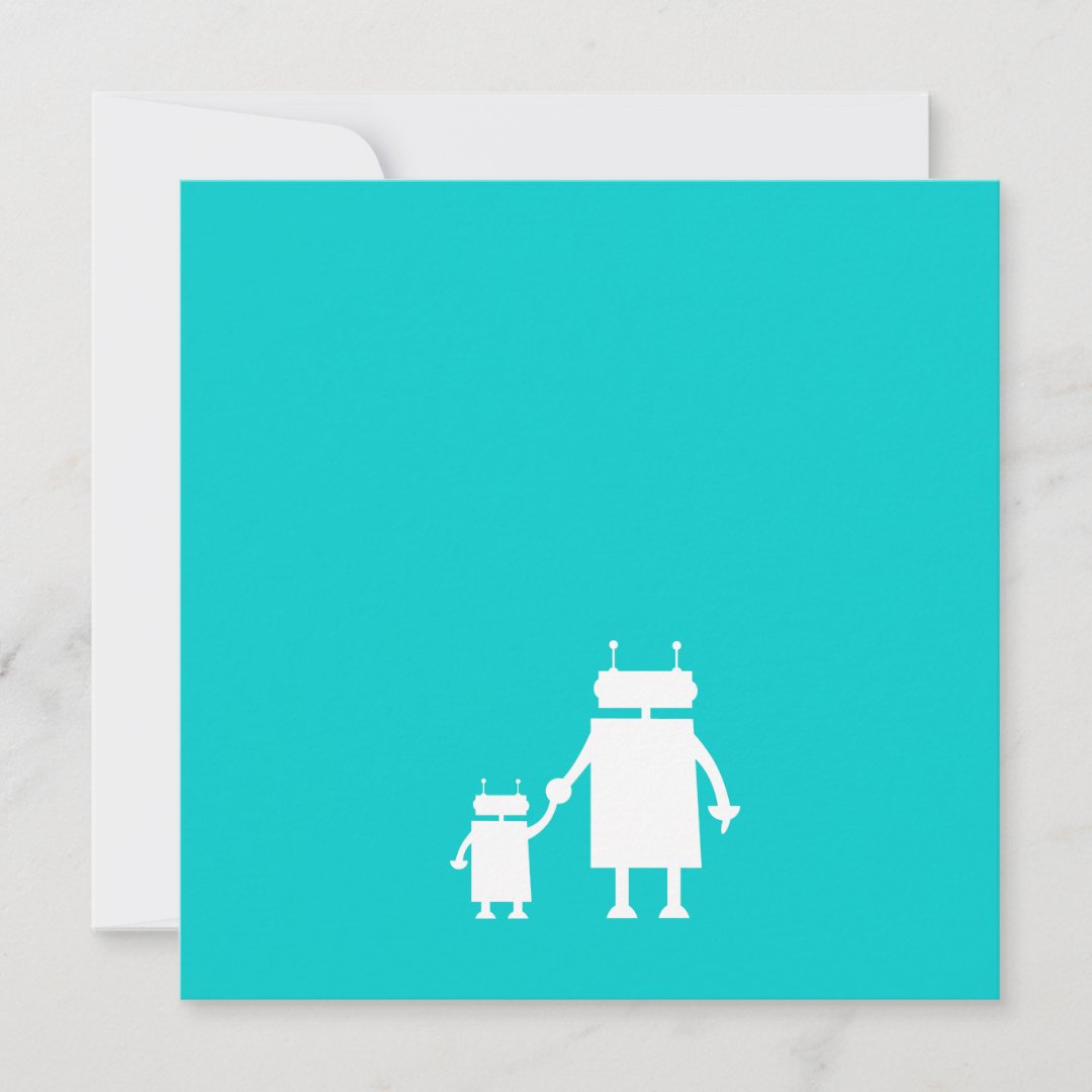 Robot Baby Shower Invitation | Zazzle
