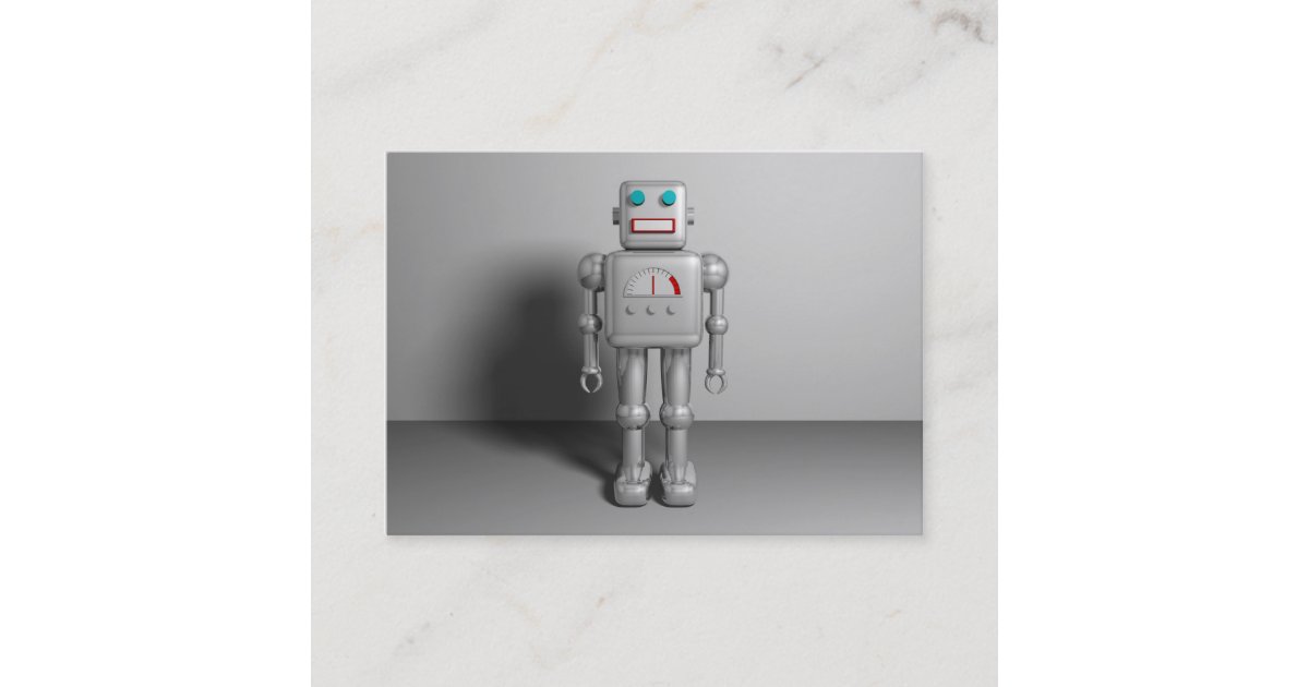 Robot Business Card | Zazzle