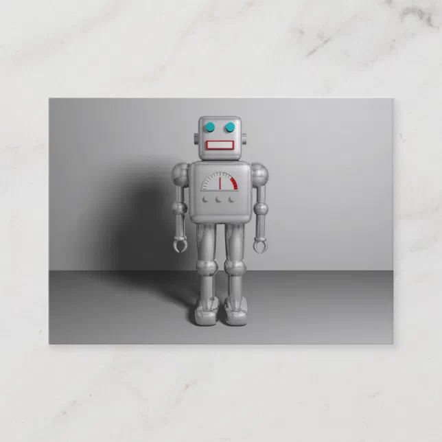 Robot Business Card | Zazzle